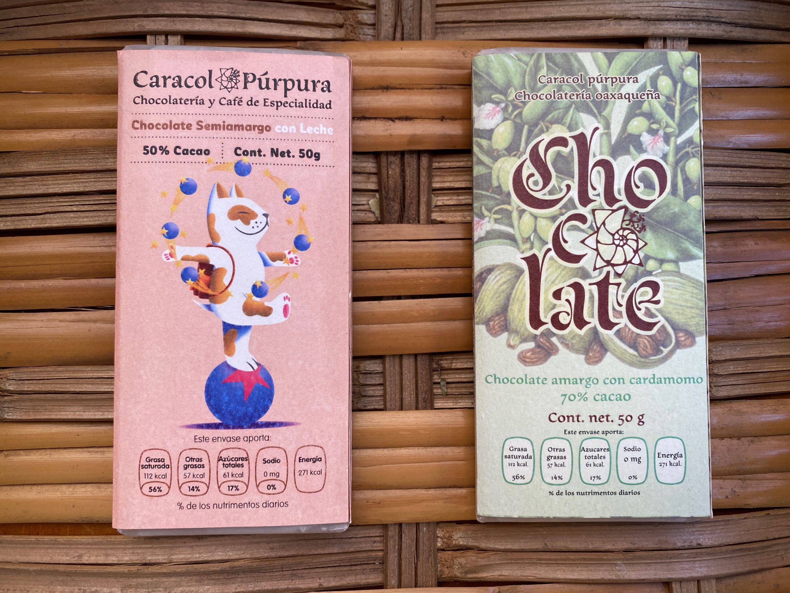 CHOCOLATE AMARGO CON CARDAMOMO - La Pitaya