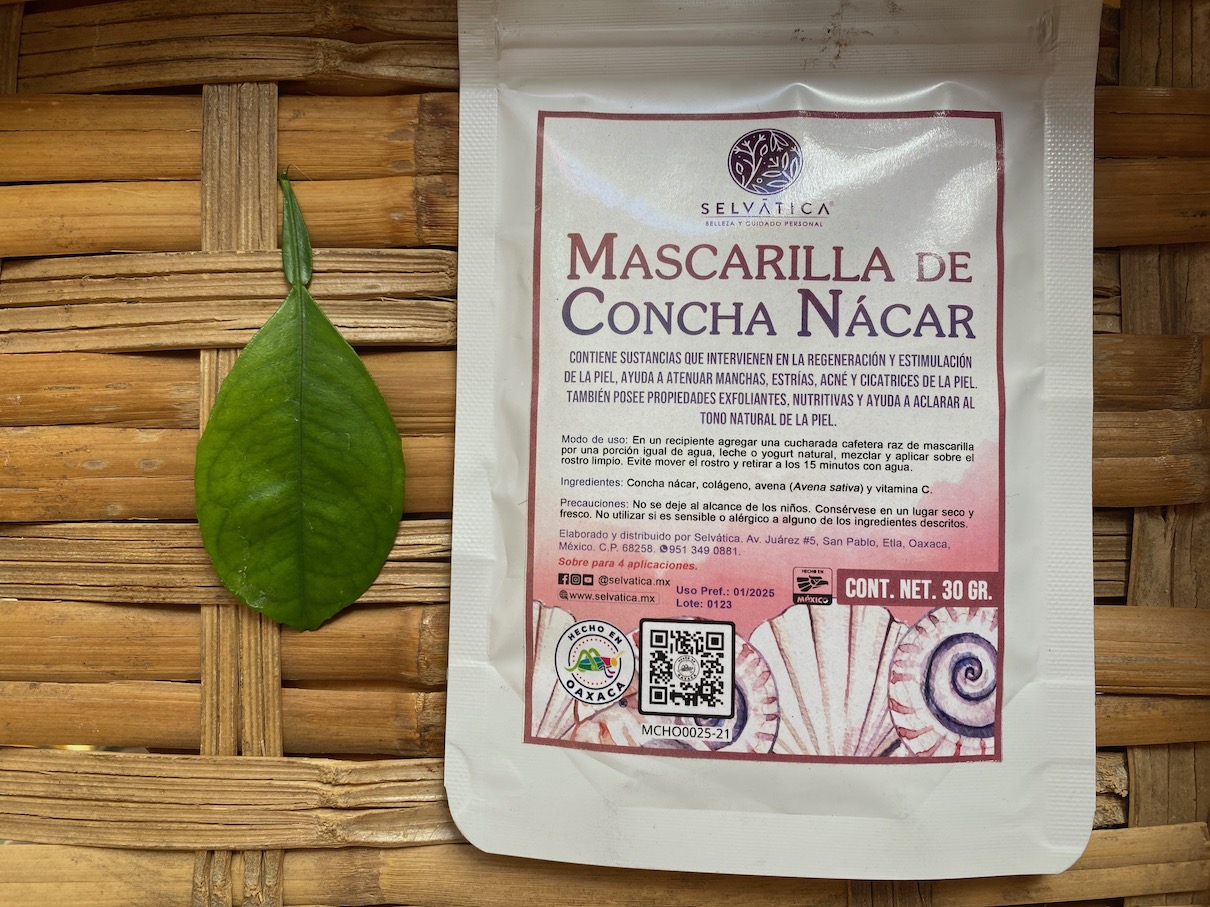 MASCARILLA DE CONCHA NÁCAR - La Pitaya
